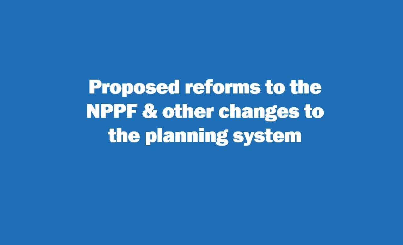 Catesby Estates discusses the proposed reforms to the NPPF
